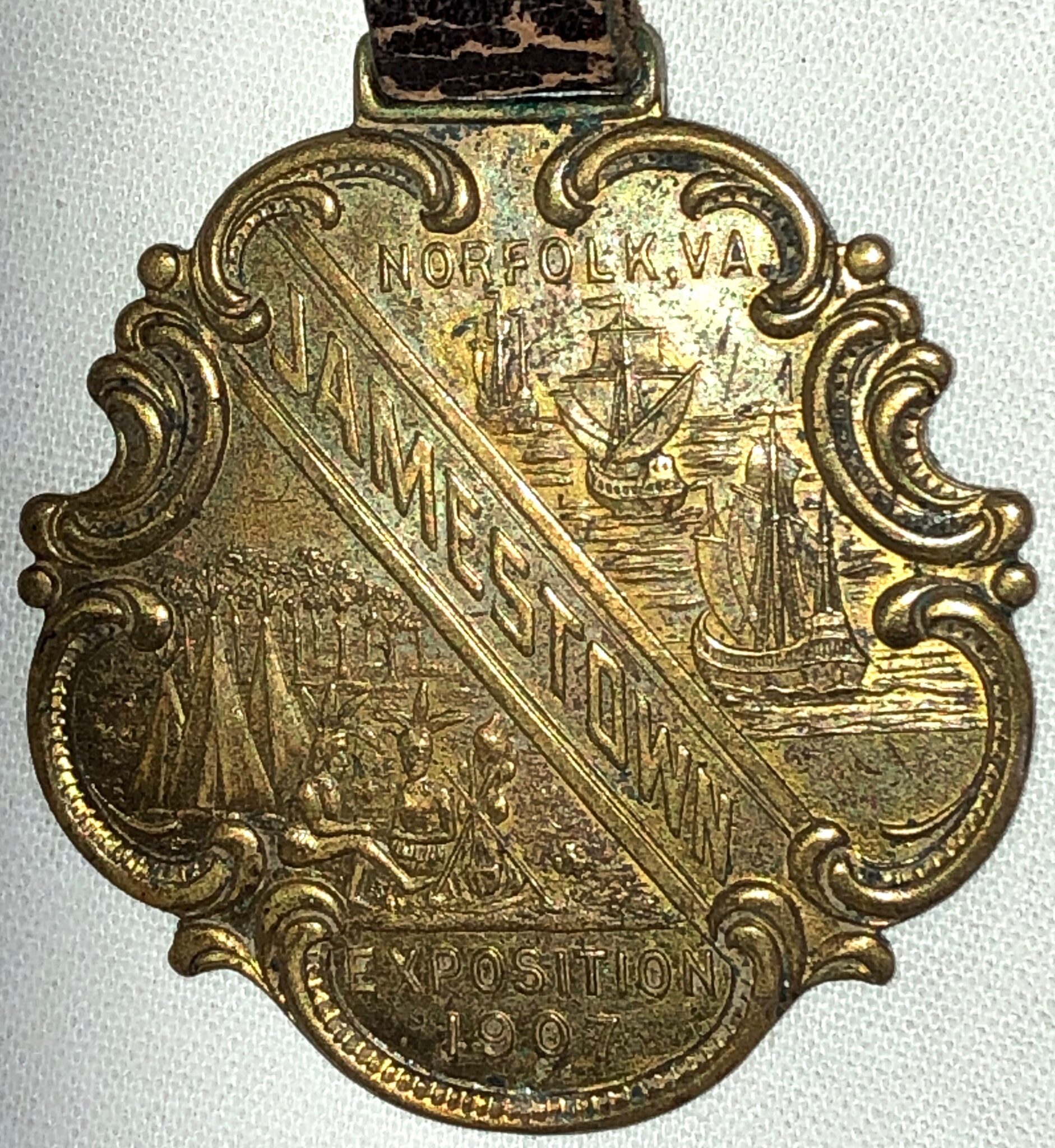Group of Souvenirs from the 1907 Tri-centennial Exposition for the ...
