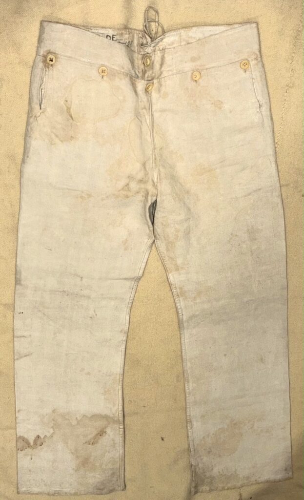 1850 – 1860 U.S. Navy Seaman’s Pants – Perry Adams Antiques