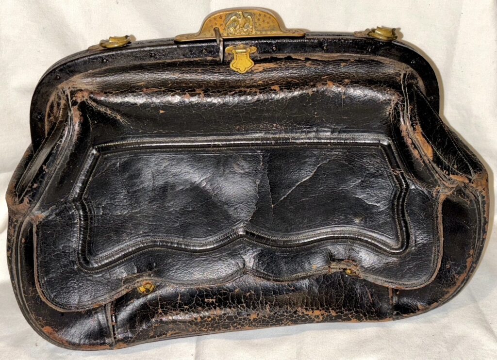 Civil War Period Leather Satchel Id’d to a Connecticut Citizen – Perry ...