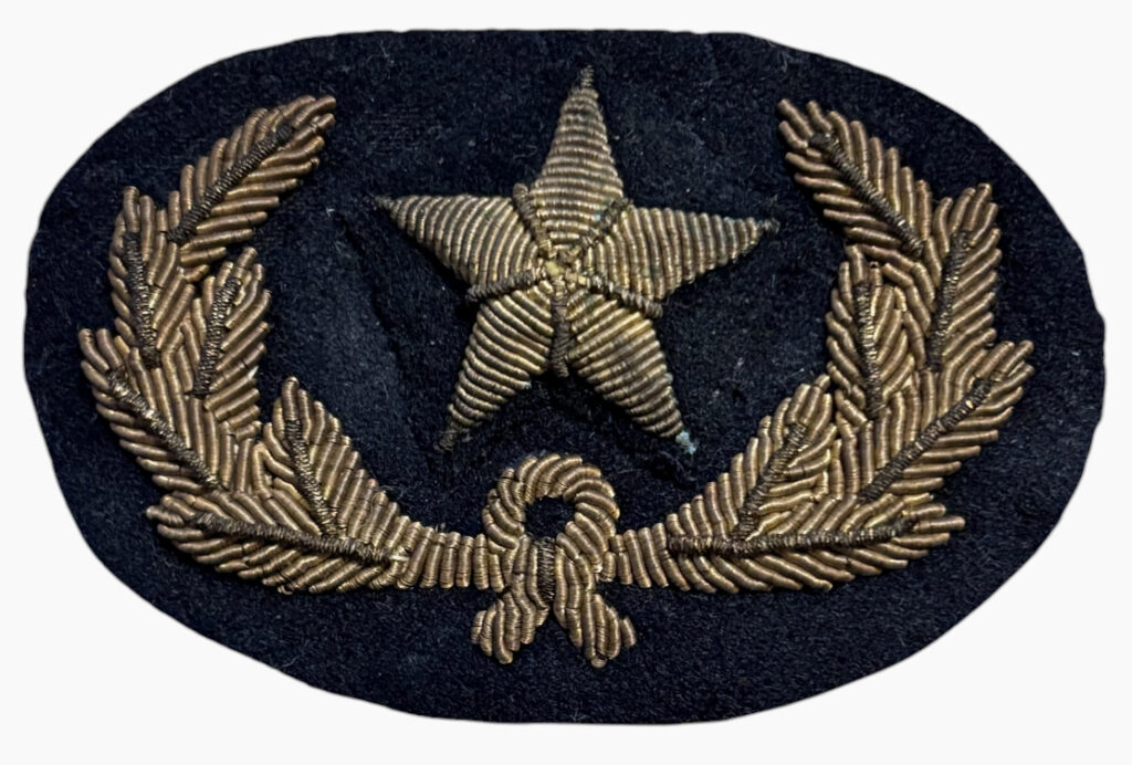 Civil War General Officer’s Hat Cord and Bullion Embroidered on Black ...
