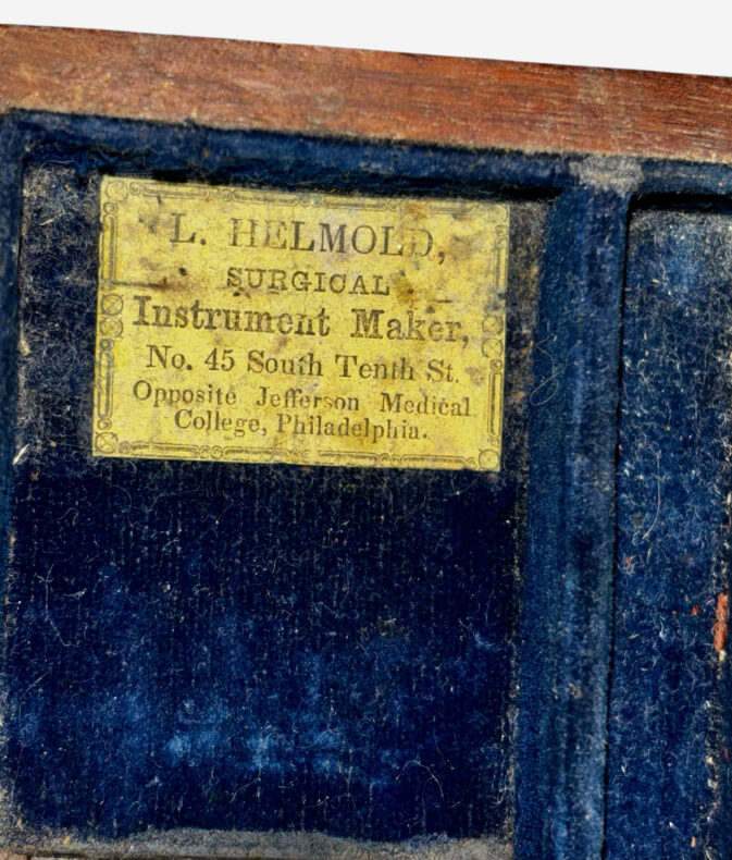 Id’d Small Confederate Surgeon’s Kit – Dr. Edward C. Gee – Richmond ...