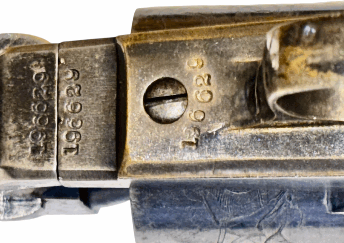 Id’d Colt M1849 Pocket Model Revolver – Perry Adams Antiques