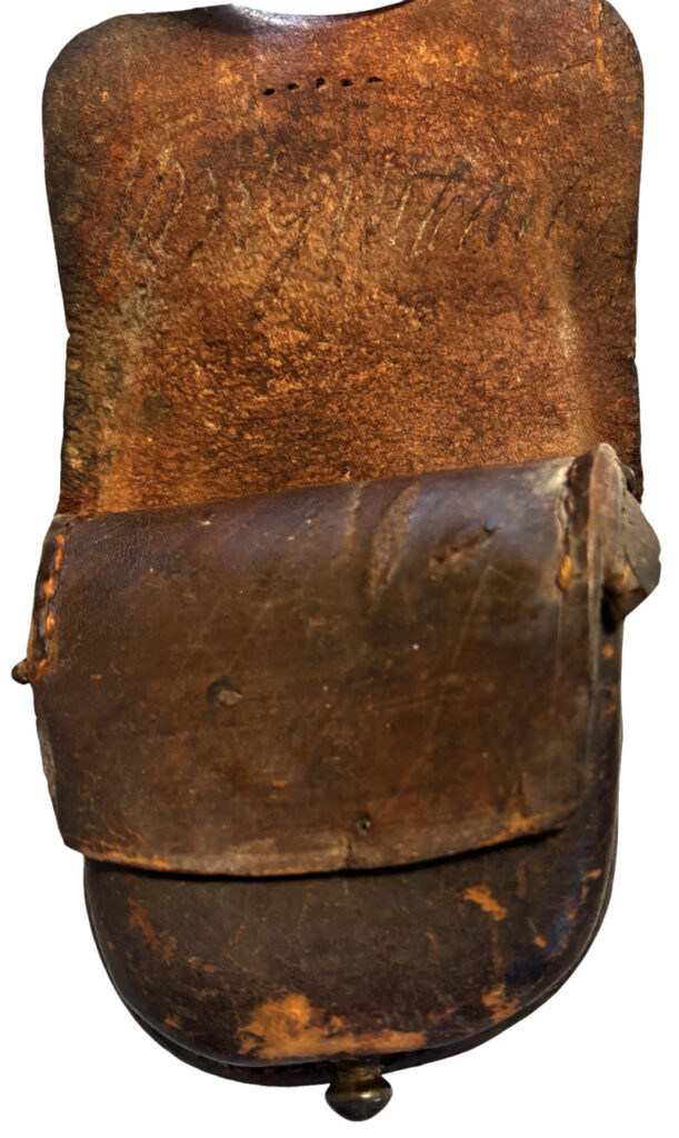 Confederate Cap Box with Lead Finial and Soldier’s Name Scratched ...