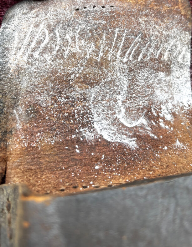 Confederate Cap Box with Lead Finial and Soldier’s Name Scratched ...