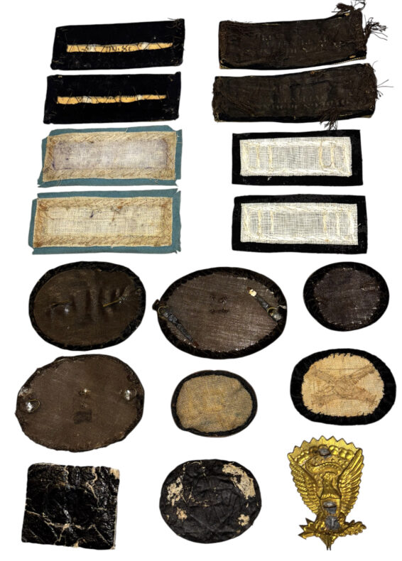 Group of Civil War Officer’s Rank Straps and Cap Insignia – Perry Adams ...