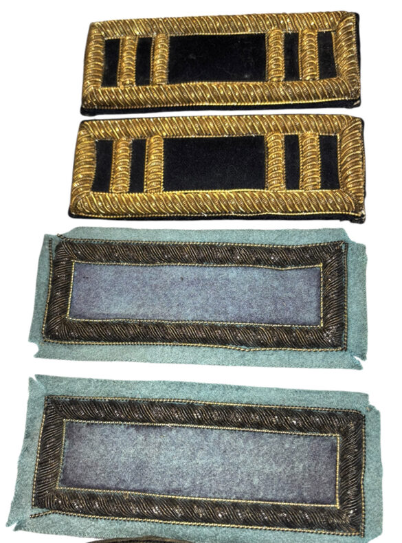 Group of Civil War Officer’s Rank Straps and Cap Insignia – Perry Adams ...