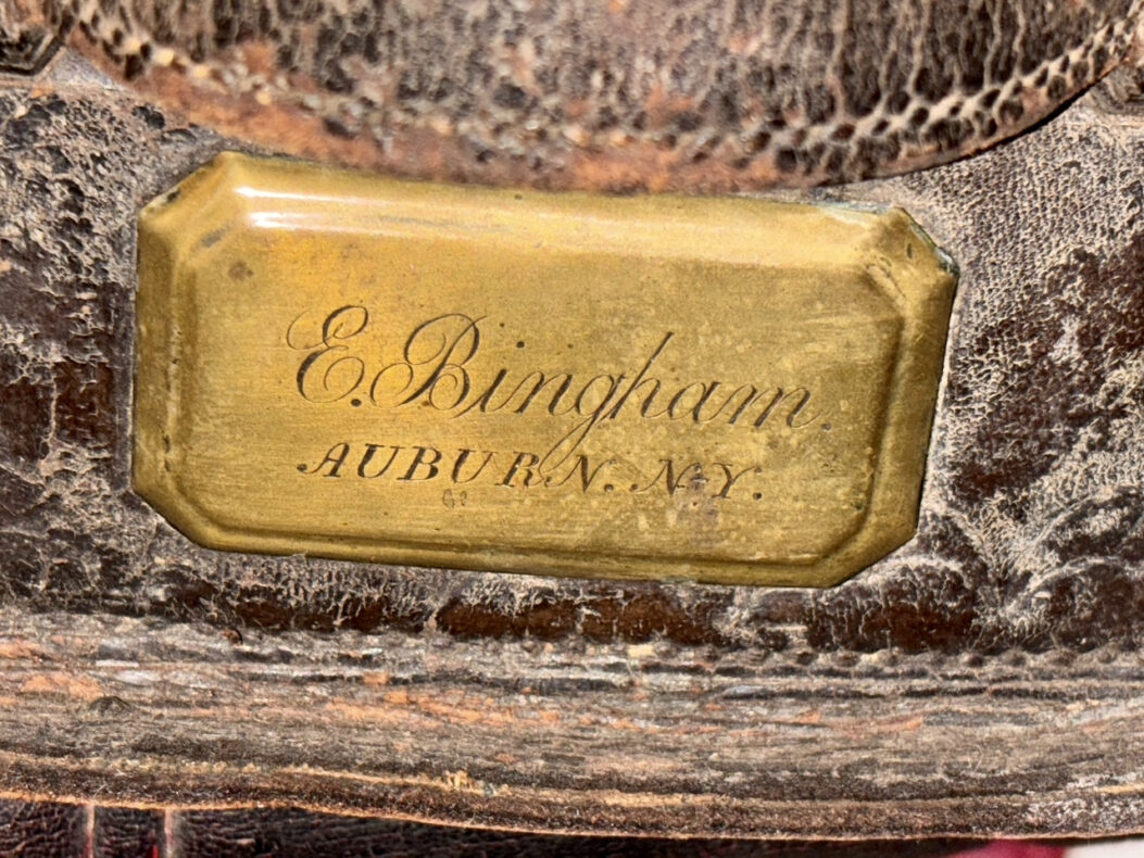Id’d Civil War Artillery Saddle Valise – Ernest Bingham 20th New York ...