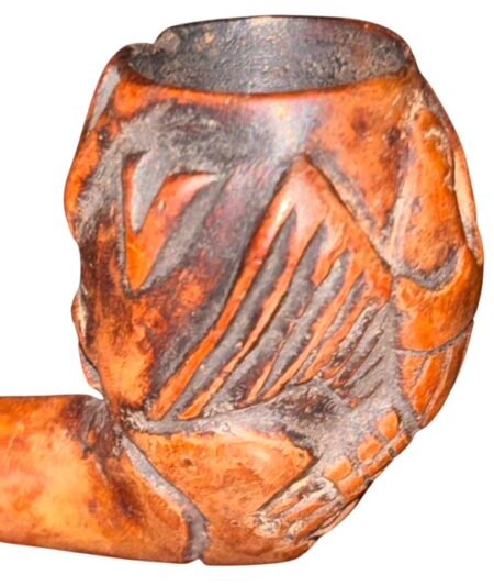 Civil War Pipe Carved by a Soldier in Co. C of the Famed 5th New York ...